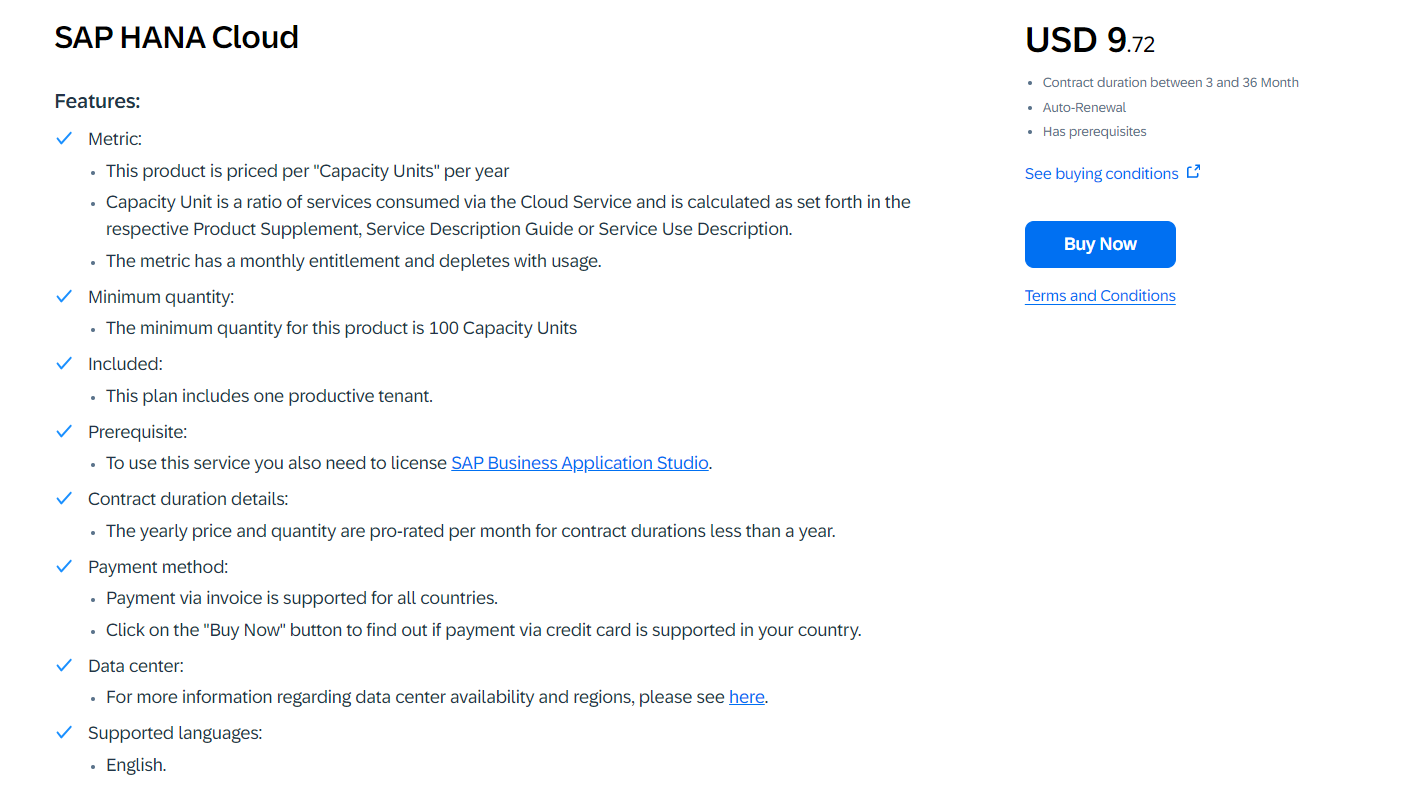 SAP HANA Cloud - Reviews, Features, Pricing & More (2024)